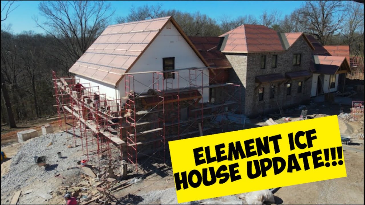 Element ICF Home Build Update!!!! Almost time to Dryall!!! - YouTube