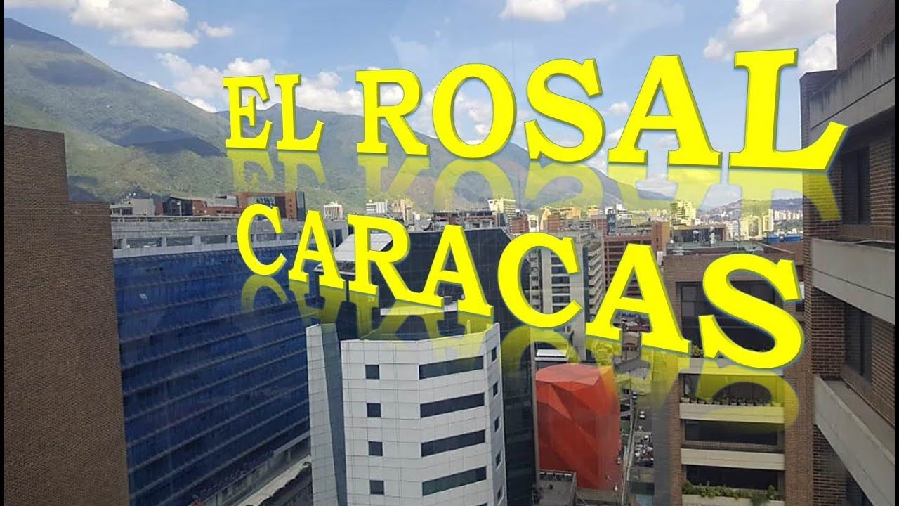 ASI ESTA EL ROSAL🌺 LA AV #VENEZUELA,CHACAO LAS MERCEDES SU TURISMO CENTROS DE #COMPRAS😛 CARACAS ...