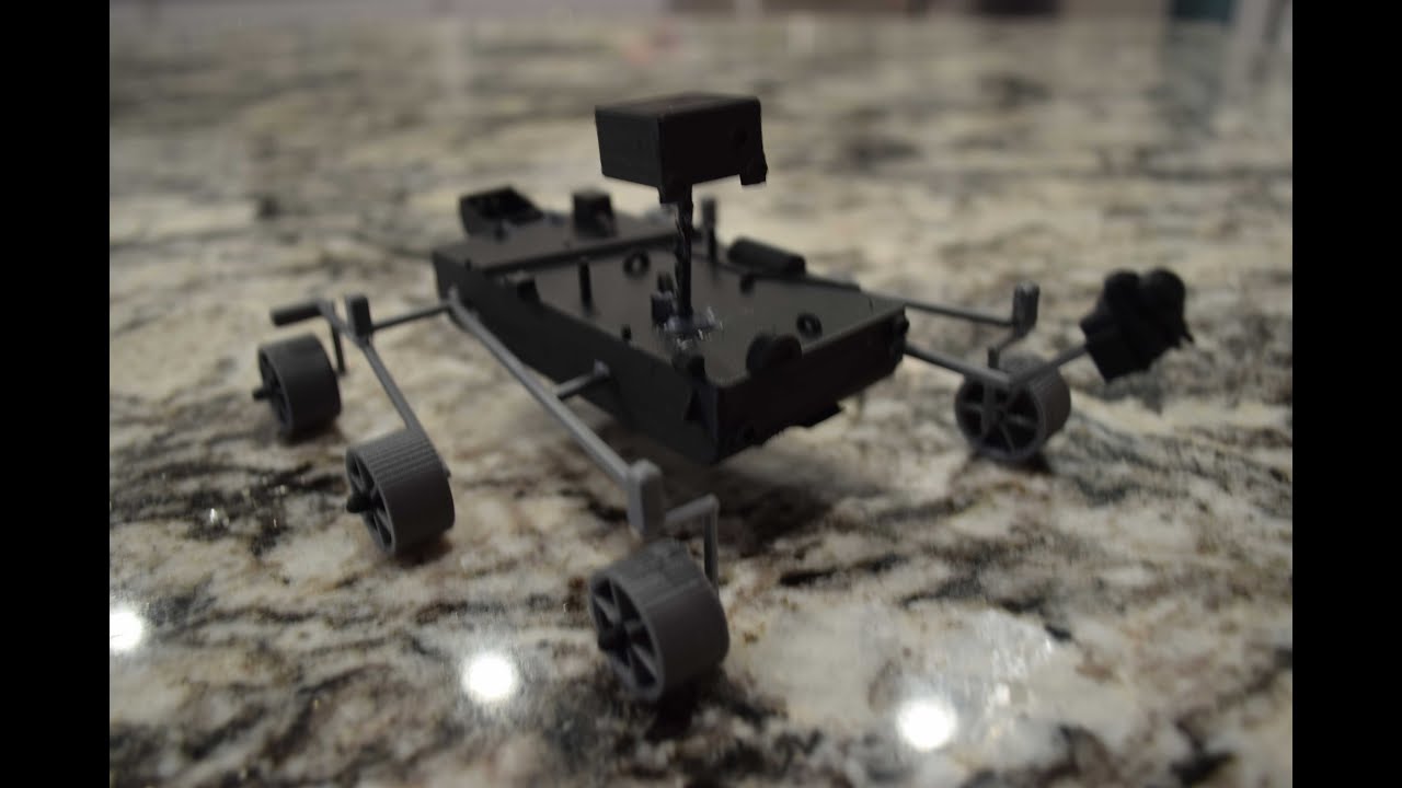 3D printable model Perseverance Rover assembly guide. - YouTube