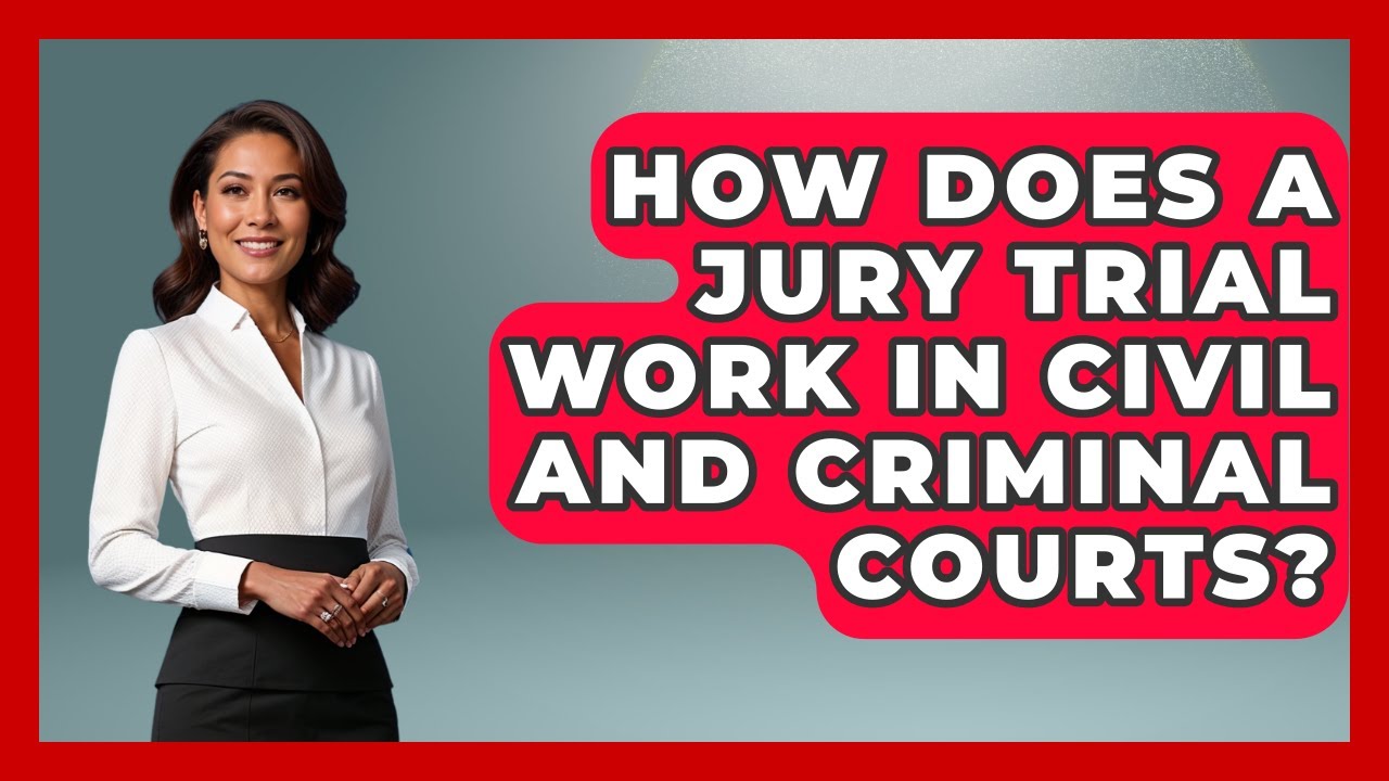 How Does a Jury Trial Work in Civil and Criminal Courts? | Courtroom ...