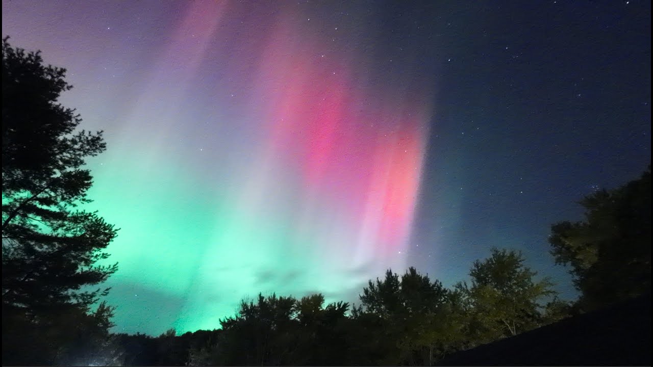 The Aurora Borealis Was Amazing Over My House Last Night! 4K Video Of ...