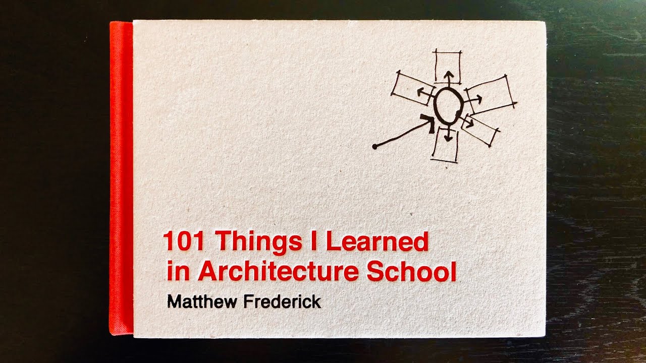 Book Review: 101 Things I Learned in Architecture School | Matthew ...