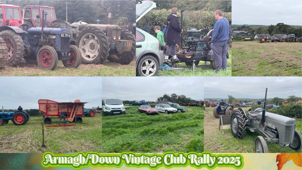 Armagh/Down Vintage Club Rally 2025 - YouTube