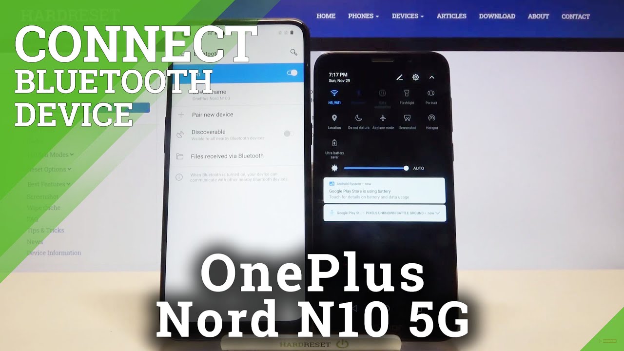 How to Connect Bluetooth Device to OnePlus Nord N10 5G – Wireless ...