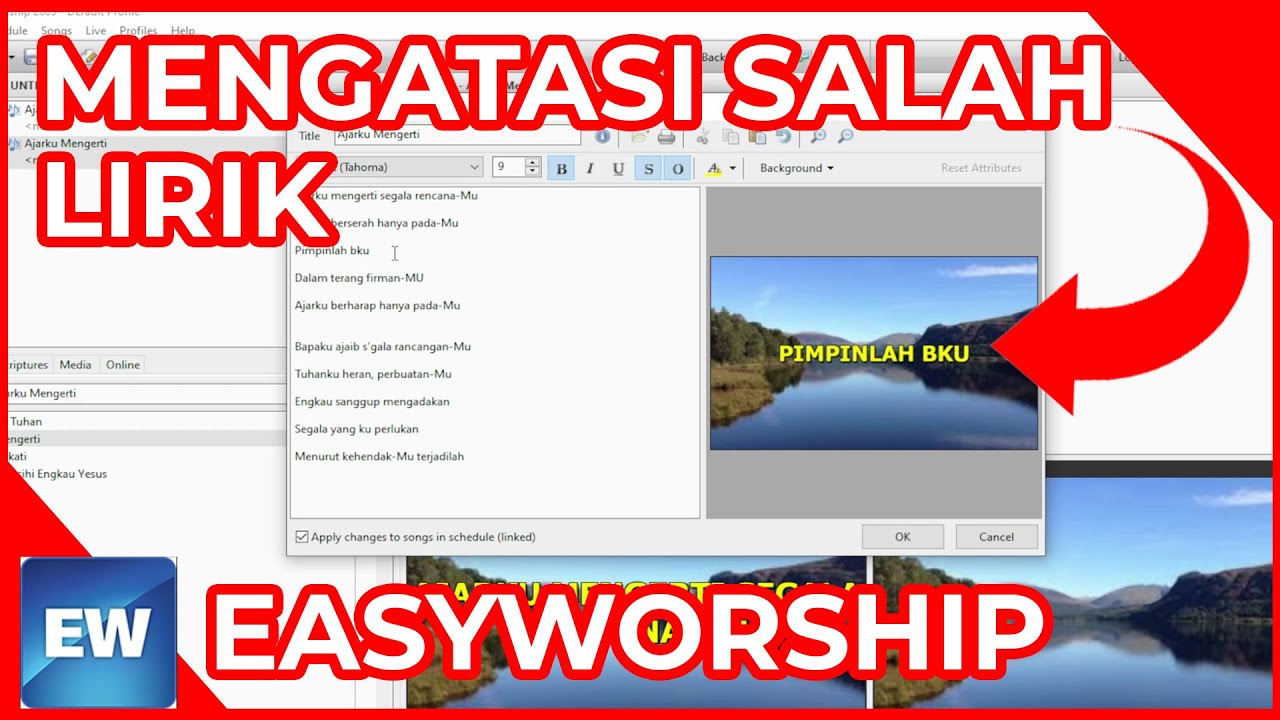 Cara Mengatasi Kesalahan Lirik Lagu - Tutorial Komputer #15 - YouTube