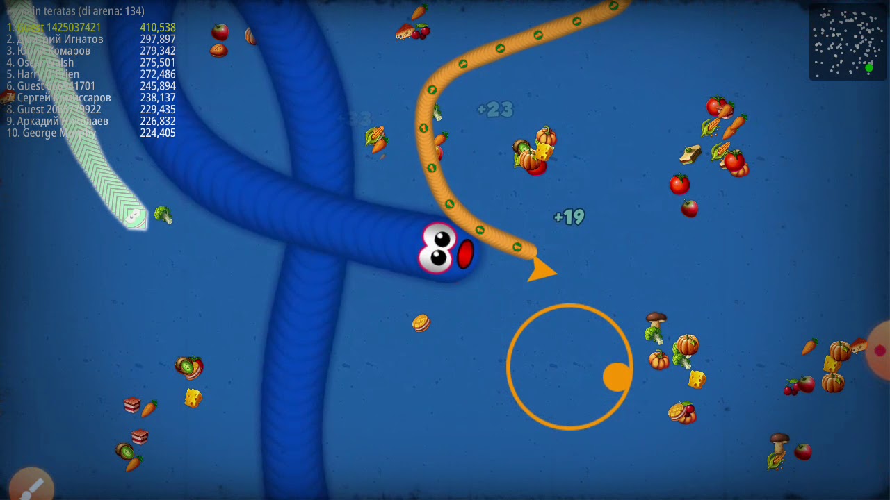 CACING BIRU WORMS.ZONE - YouTube