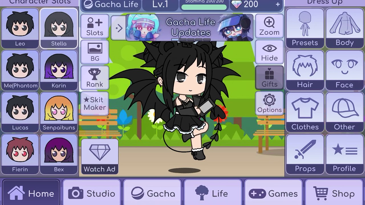 Creating my Gacha life characters part 2 - YouTube
