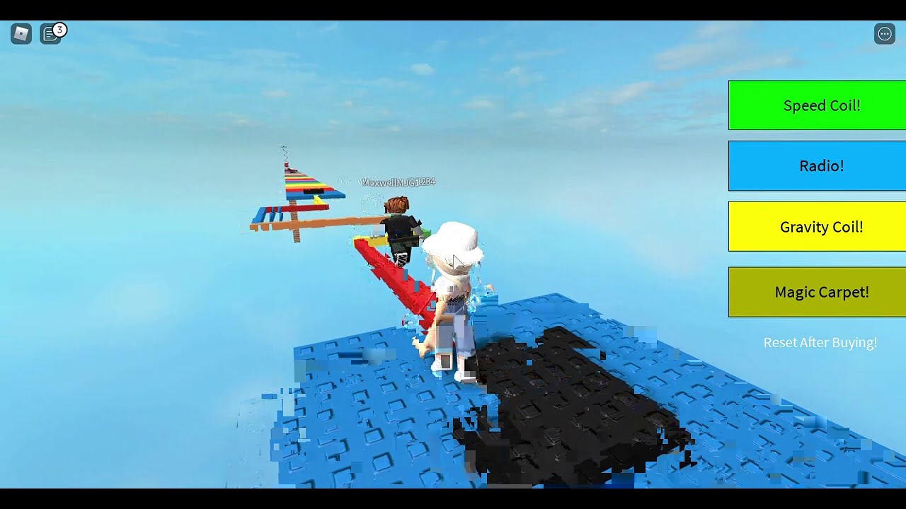 ROBLOX - PLAYING THE REALLY EASY PARKOUR OBBY WITH MY BROTHER!!! - YouTube
