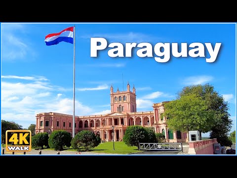 Walking Tour in the Historic Center of Asunción, Paraguay | 4K Walk Travel Vlog