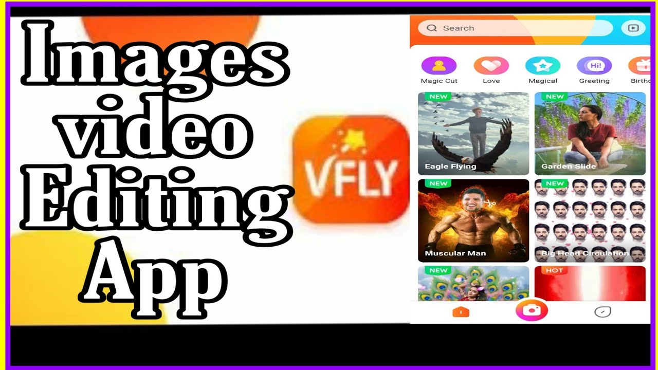 How to editing the Vfly app - YouTube