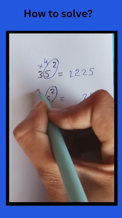 Square short trick #maths #shorts #education #mathstricks #puzzle #mathas - YouTube