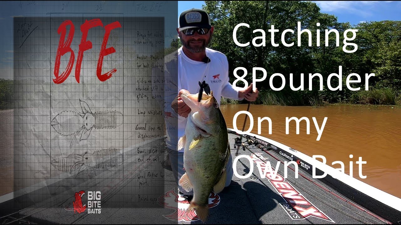 Catching an 8 Pounder on My Own Bait Design - YouTube