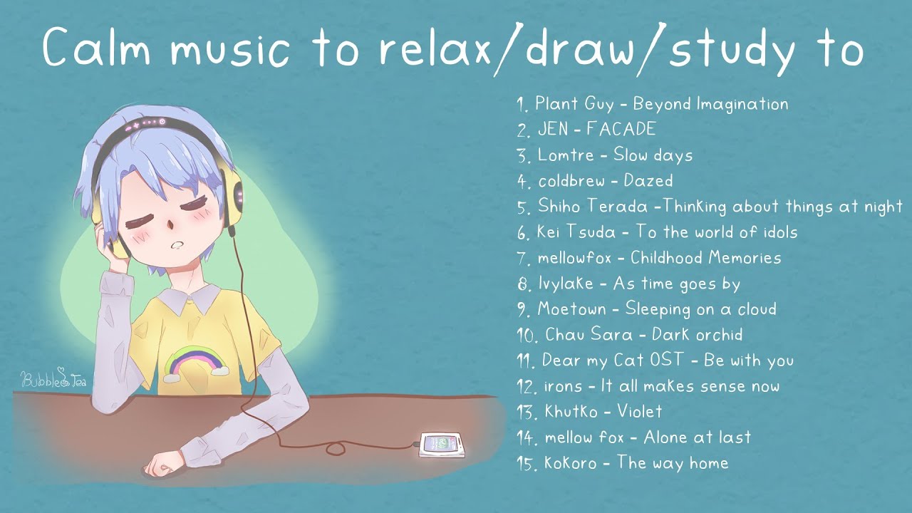 Calm music to relax/draw/study to ~ SMusic - YouTube