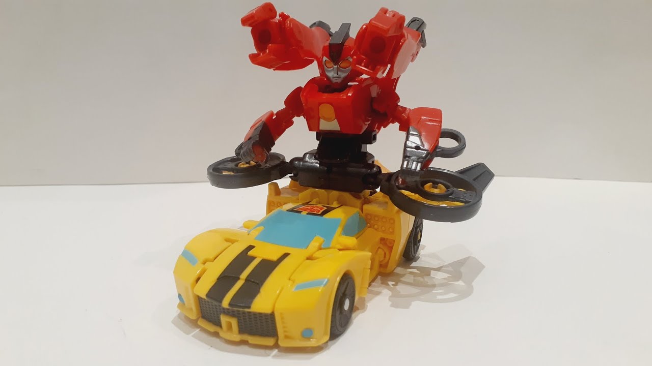 How to Combine Transformers Earthspark Warrior Twitch and Bumblebee ...