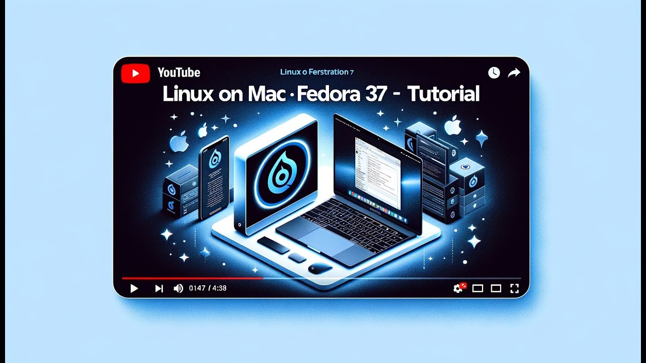 How to Run Linux (Fedora Workstation 37) on an Apple Mac - YouTube