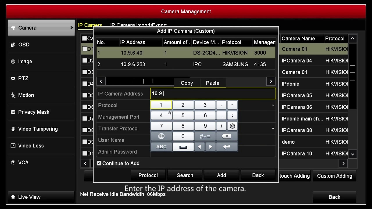 How to add Hikvision IPC by custom protocol - YouTube