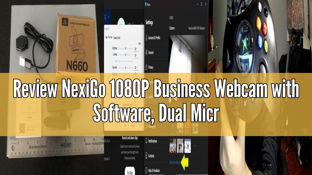 Review NexiGo 1080P Business Webcam with Software, Dual Microphone ...