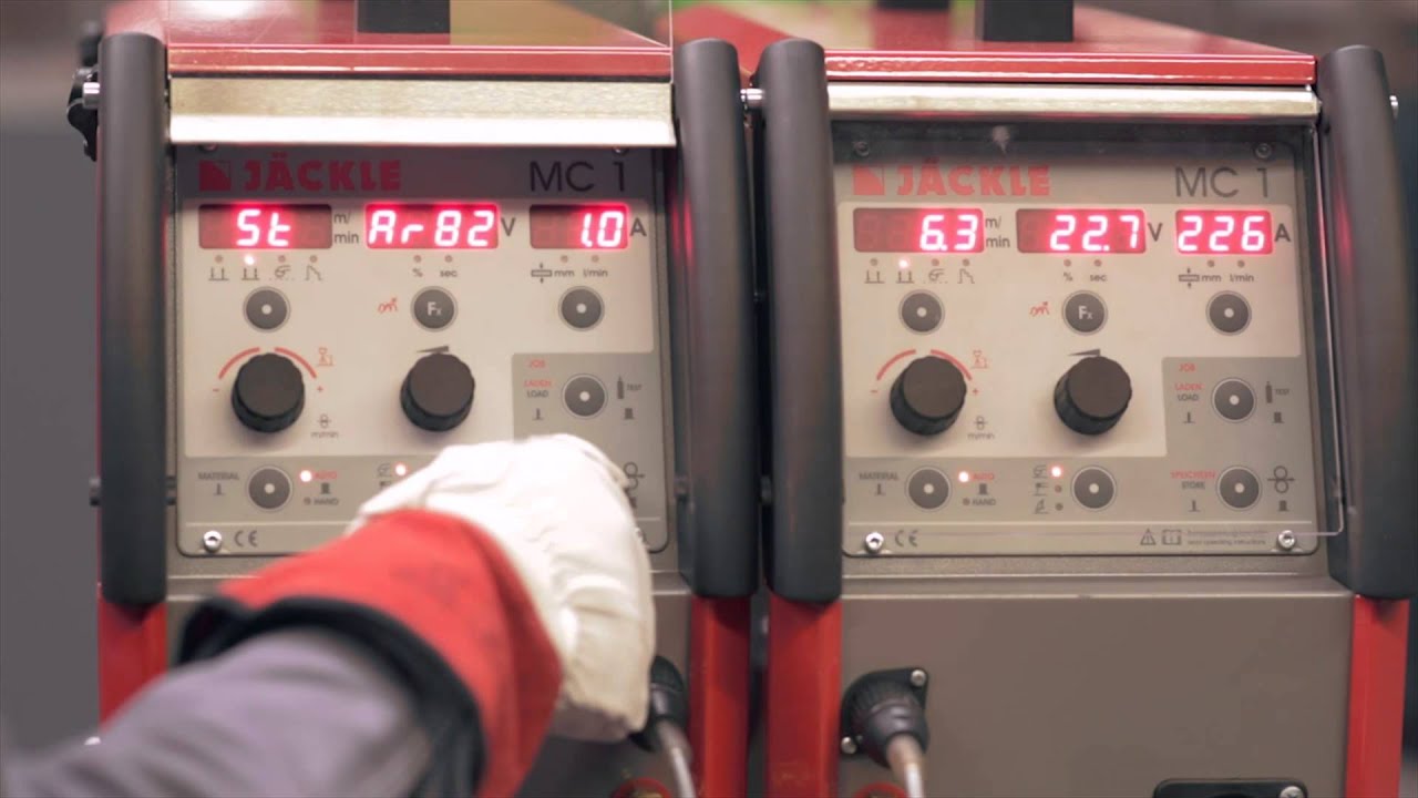 JESS InoMIG - MIG/MAG Schweissanlage von JESS Welding - YouTube