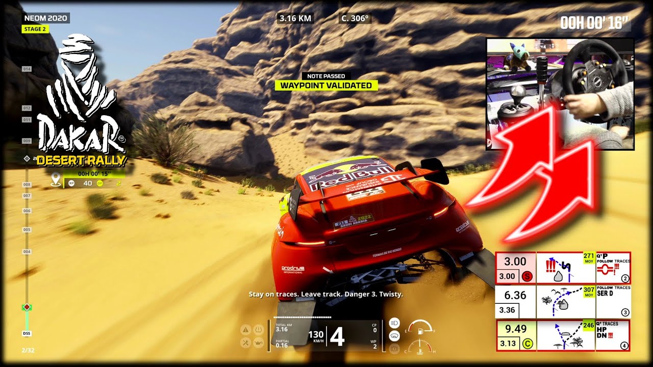 Dakar - Prodrive Hunter T1+ / Thrustmaster T300RS TSS Handbrake Dakar ...