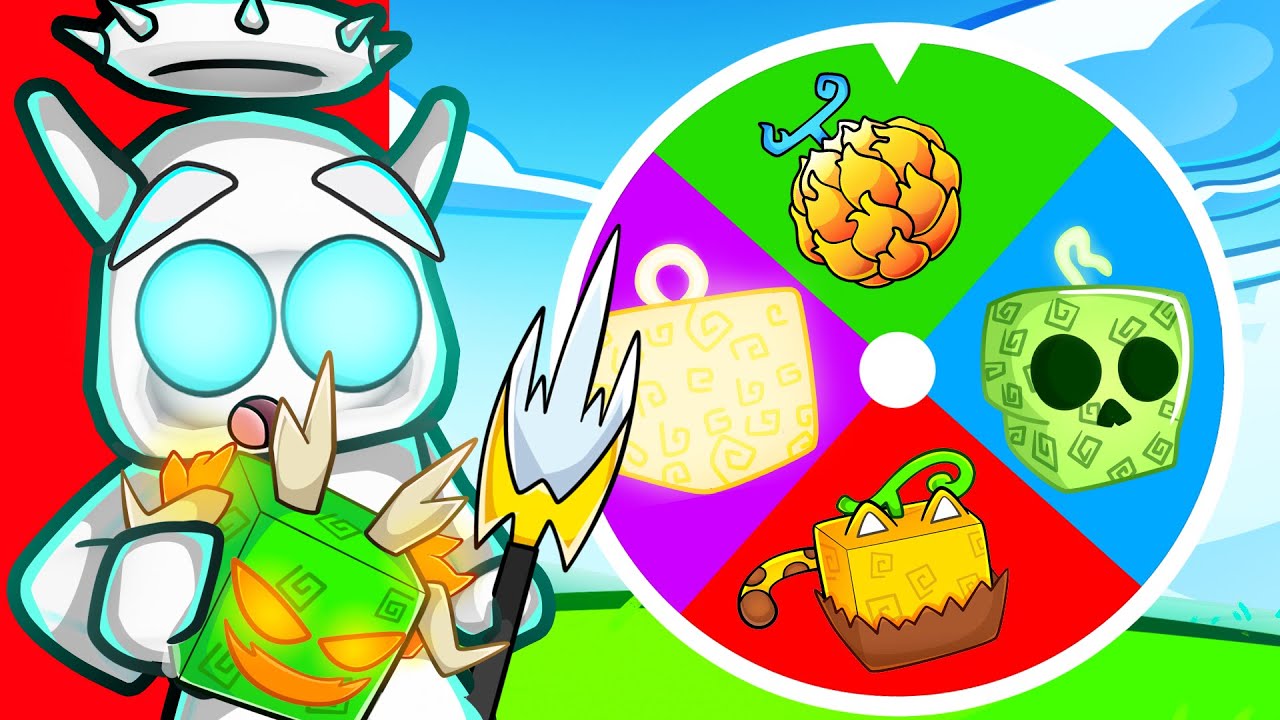 Blox Fruits, But a Color Wheel Chooses My Fruit... - YouTube