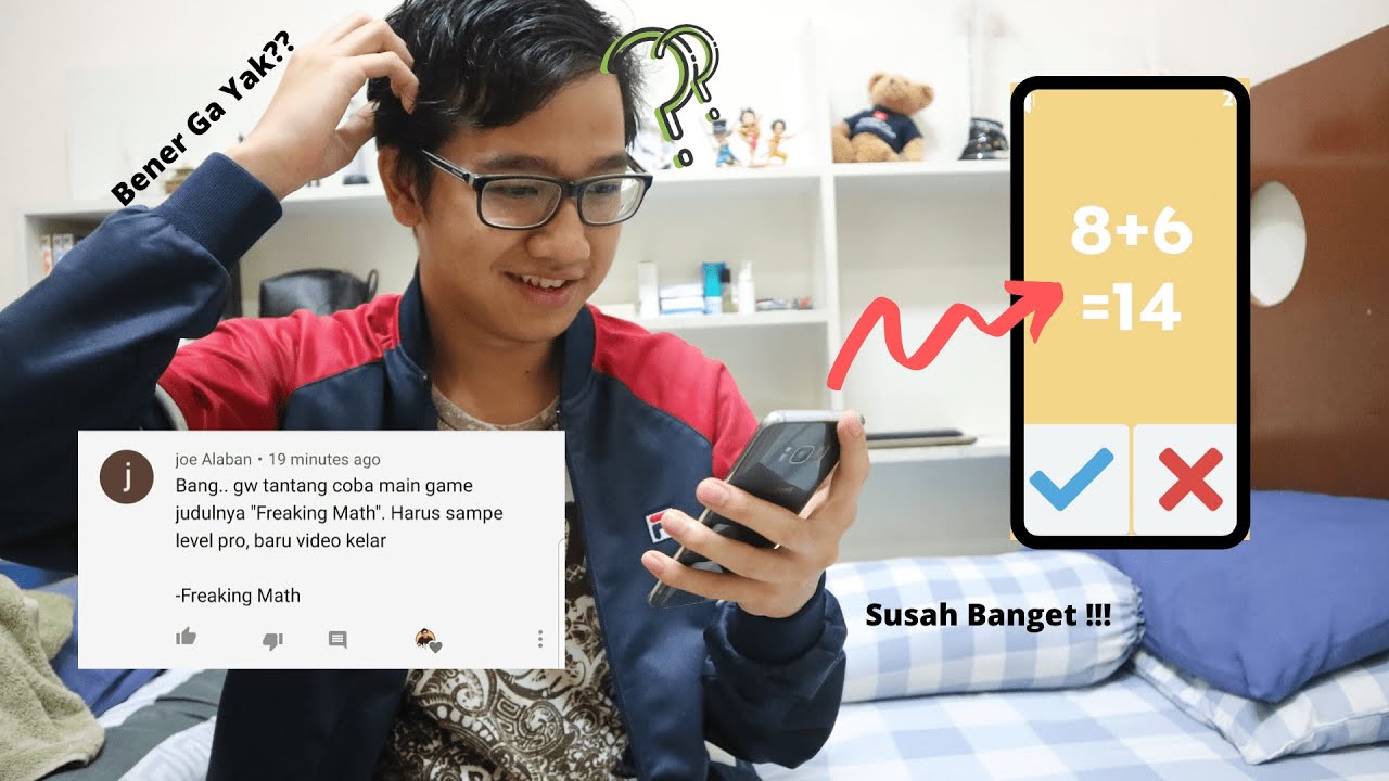 DITANTANG MAIN GAME MATEMATIKA | FREAKING MATH - YouTube