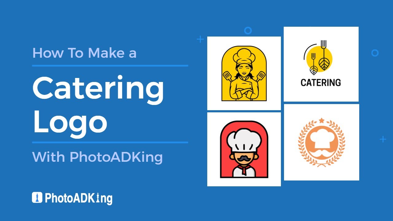 How to Make a Catering Logo With PhotoADKing - YouTube