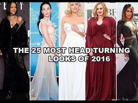 The 25 Most Head Turning Looks of 2016 - YouTube