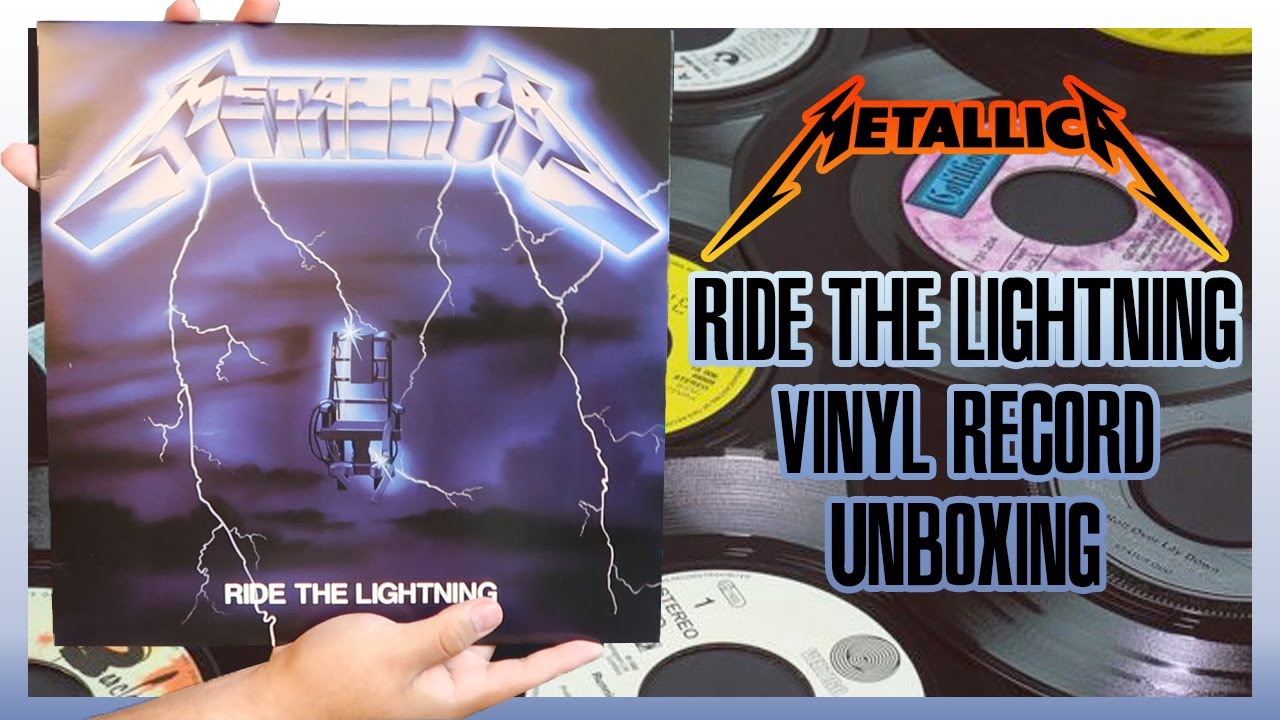 Metallica Ride The Lightning Vinyl Record (Walmart Exclusive) Unboxing ...