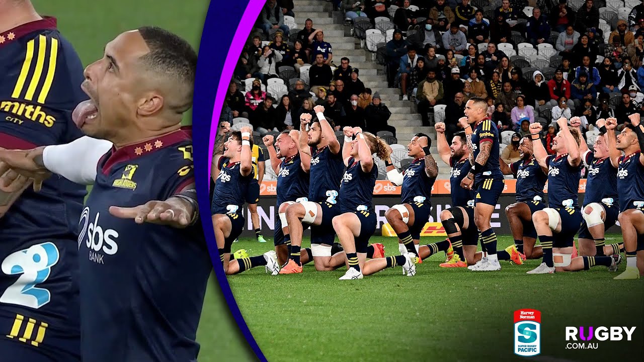 Highlanders perform Haka vs Moana Pasifika - Hautoa Kia Toa - YouTube