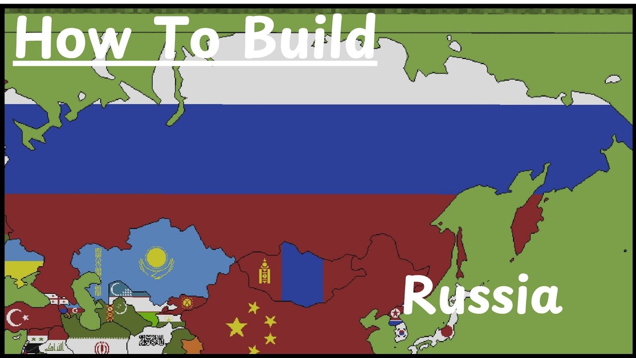 How To Build A Small Scale World Map pt.55 Russia - YouTube