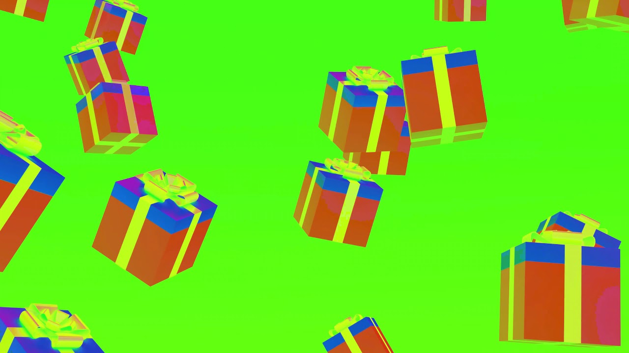 Christmas Gift - Green Screen Effect 2021 - YouTube