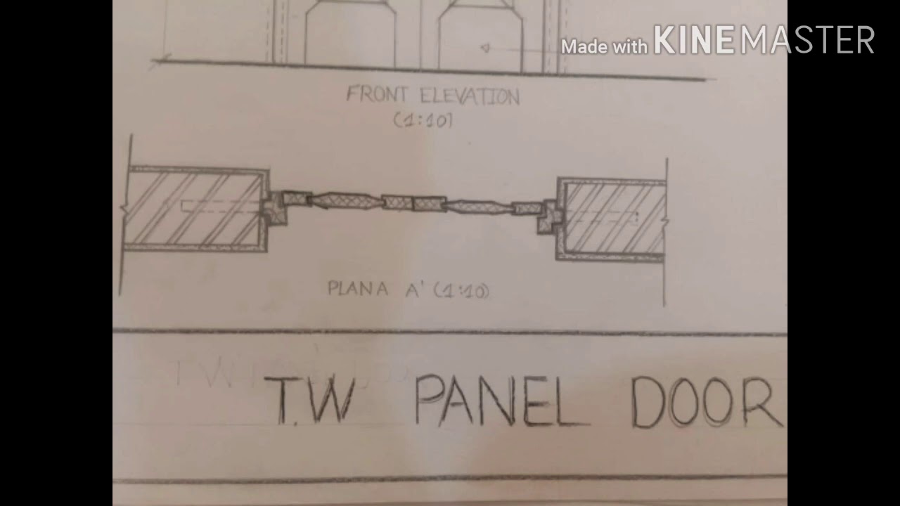 T W panel door and details - YouTube