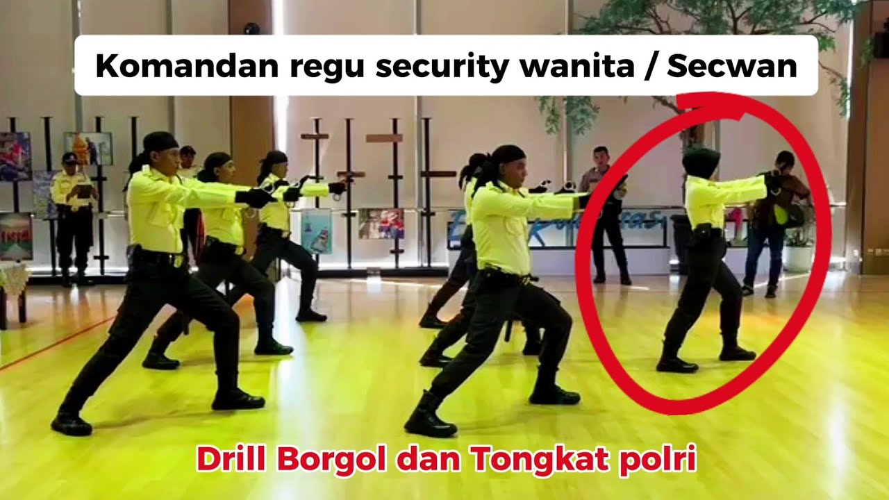 Saat security wanita jadi komandan regu (Juara 2) - YouTube