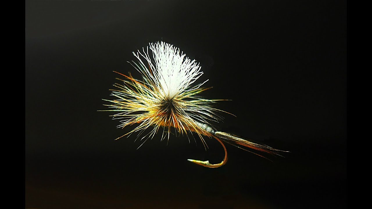 Fly Tying a Parachute Adams Dry Fly by Mak - YouTube