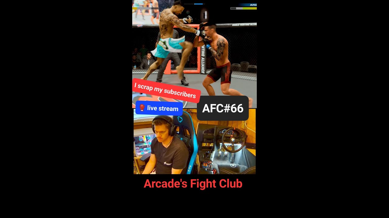 UFC 5 Fight stream AFC#66 Arcade drift866 #mmagame #kickboxinggame # ...