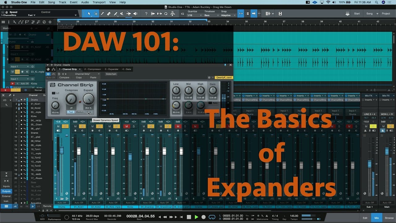 DAW 101: The Basics of Expanders - YouTube