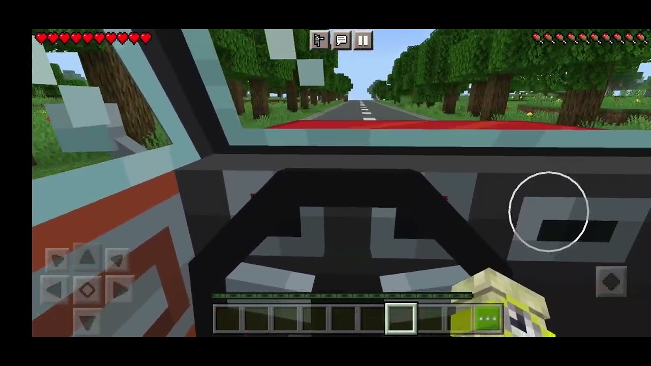 1:07 of me driving in minecraft - YouTube