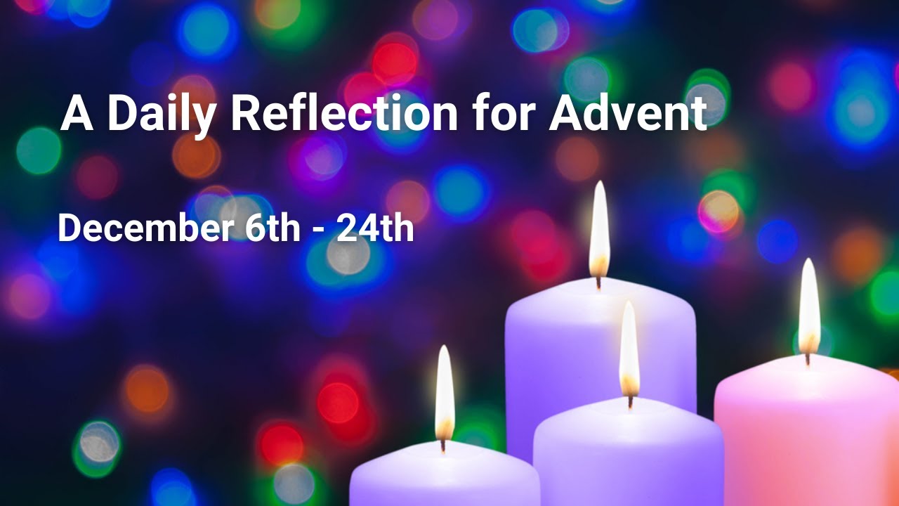 19th December Advent Reflection with Jonathan Bramwell - YouTube