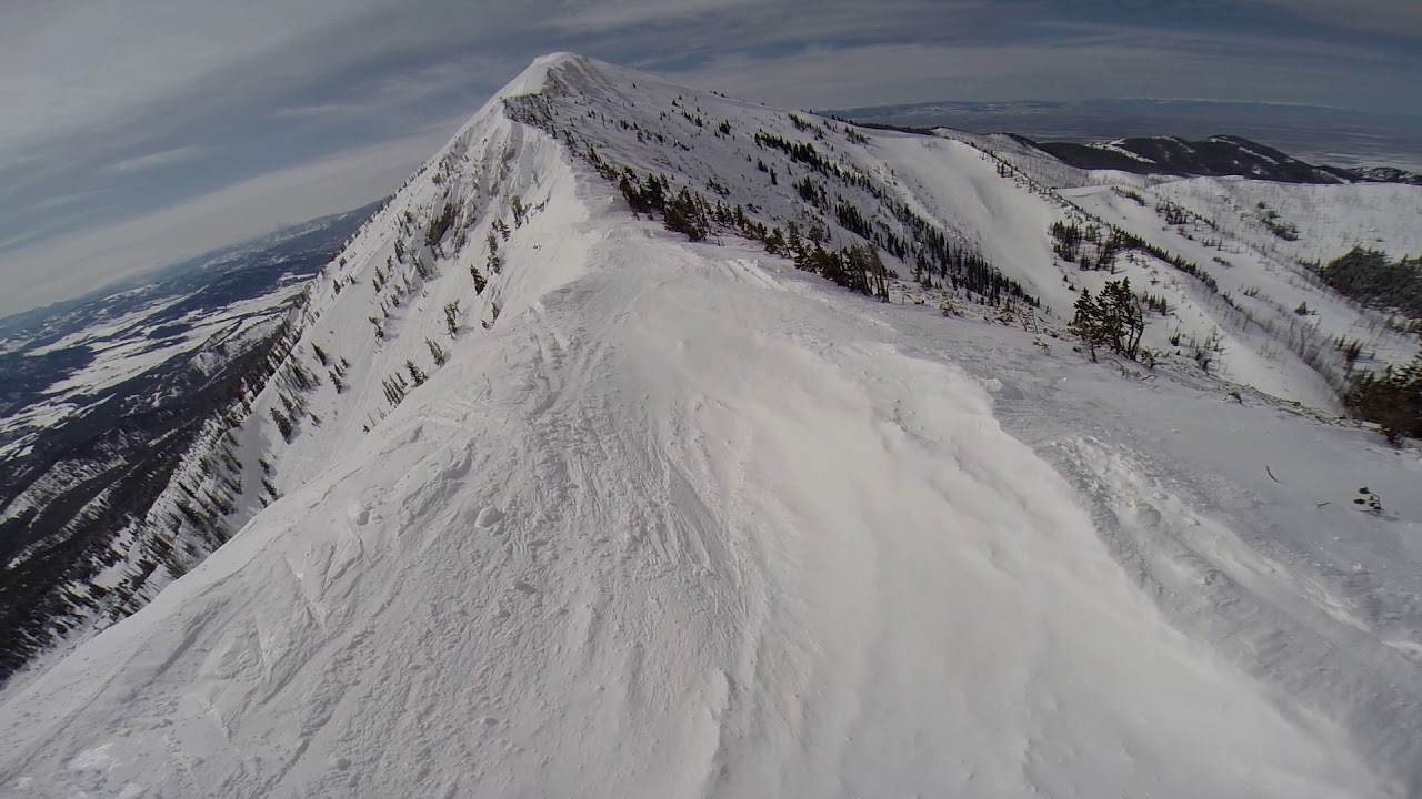 Bridger Bowl Schlasmans Ridge 4-18 - YouTube