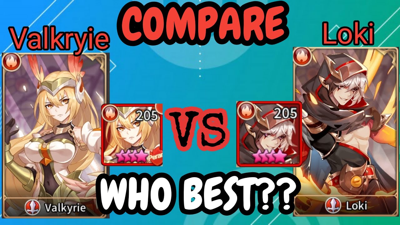 [BIG MATCH] VALKYRIE VS LOKI WHO BEST?? | Idle Legends - YouTube