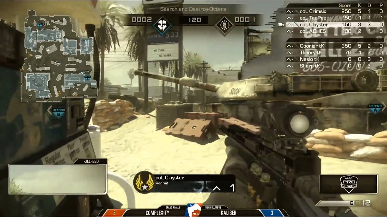 Complexity Vs Kaliber - MLG Colombus Ghosts - LAST MAP !!!!! - Game 7 ...