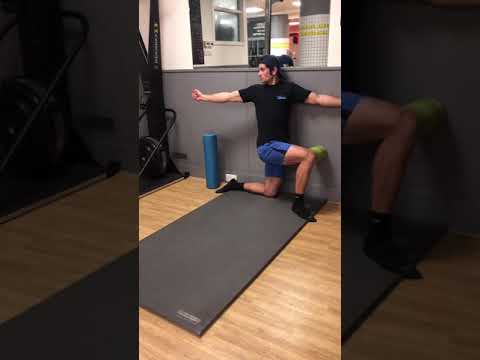Half Kneeling T-Spine Wall Rotation - YouTube