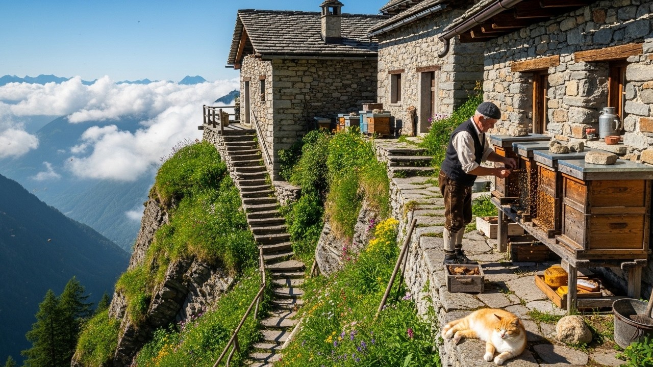 Through Clouds and Centuries - 500 Years on the Edge of the Alps - YouTube
