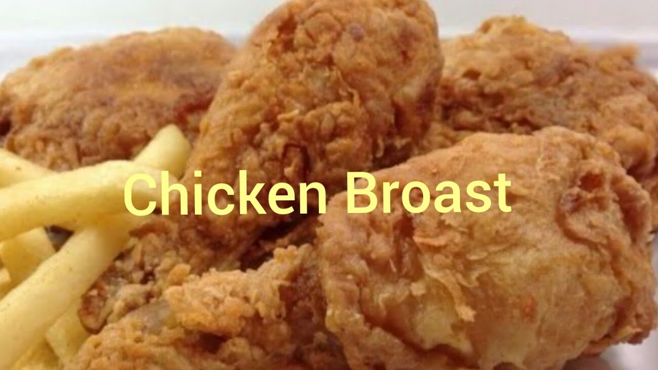 Easy Chicken Broast Recipe | Arabic style Homemade Crispy Broast - YouTube