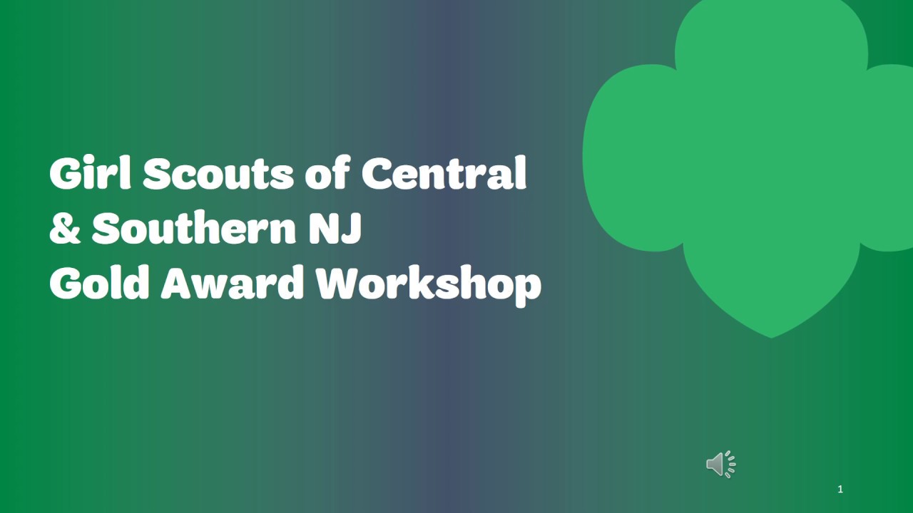 Girl Scout Gold Award Award Webinar - YouTube