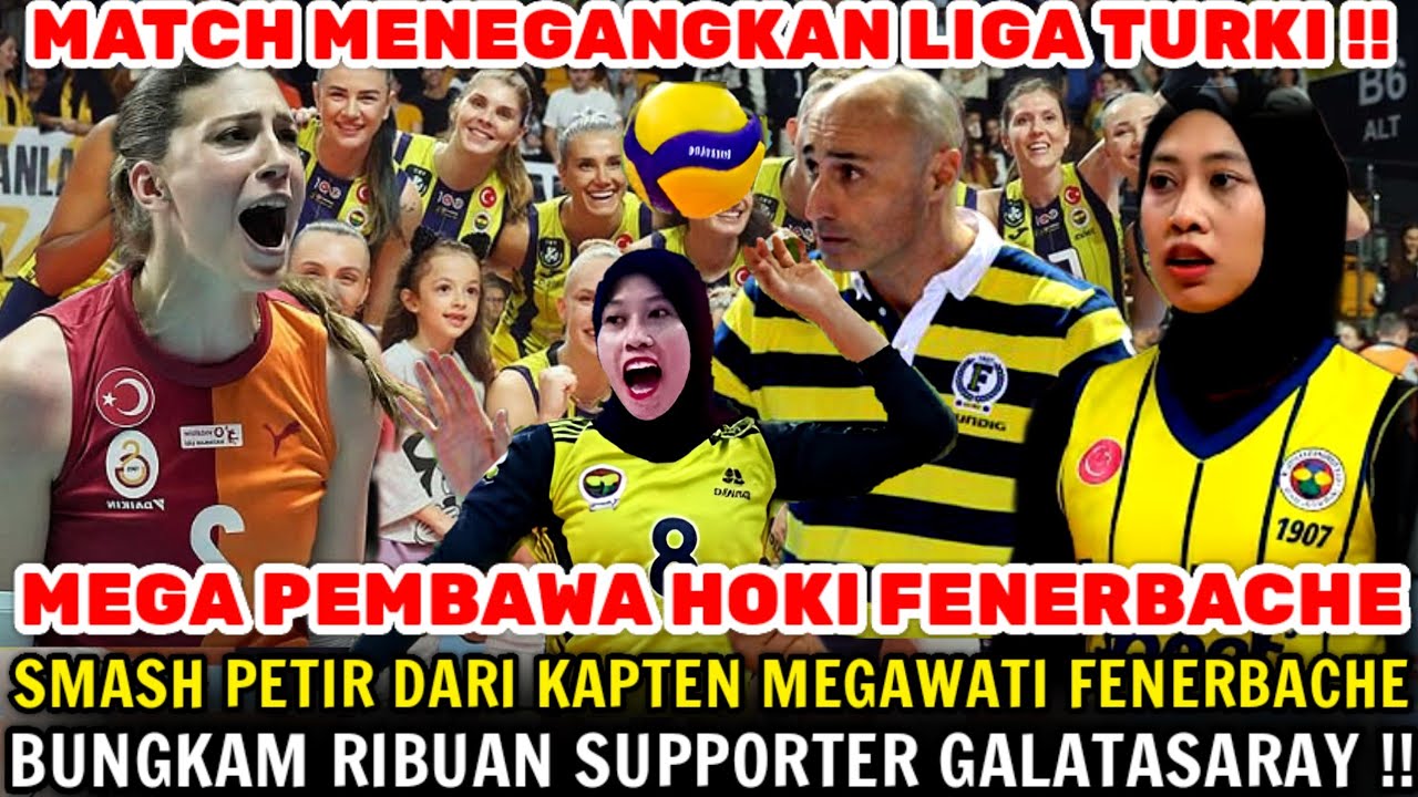 MATCH PANAS LIGA TURKI HARI INI‼️SPIKE KAPTEN MEGA FENERBACHE BUNGKAM RIBUAN SUPPORTER ...