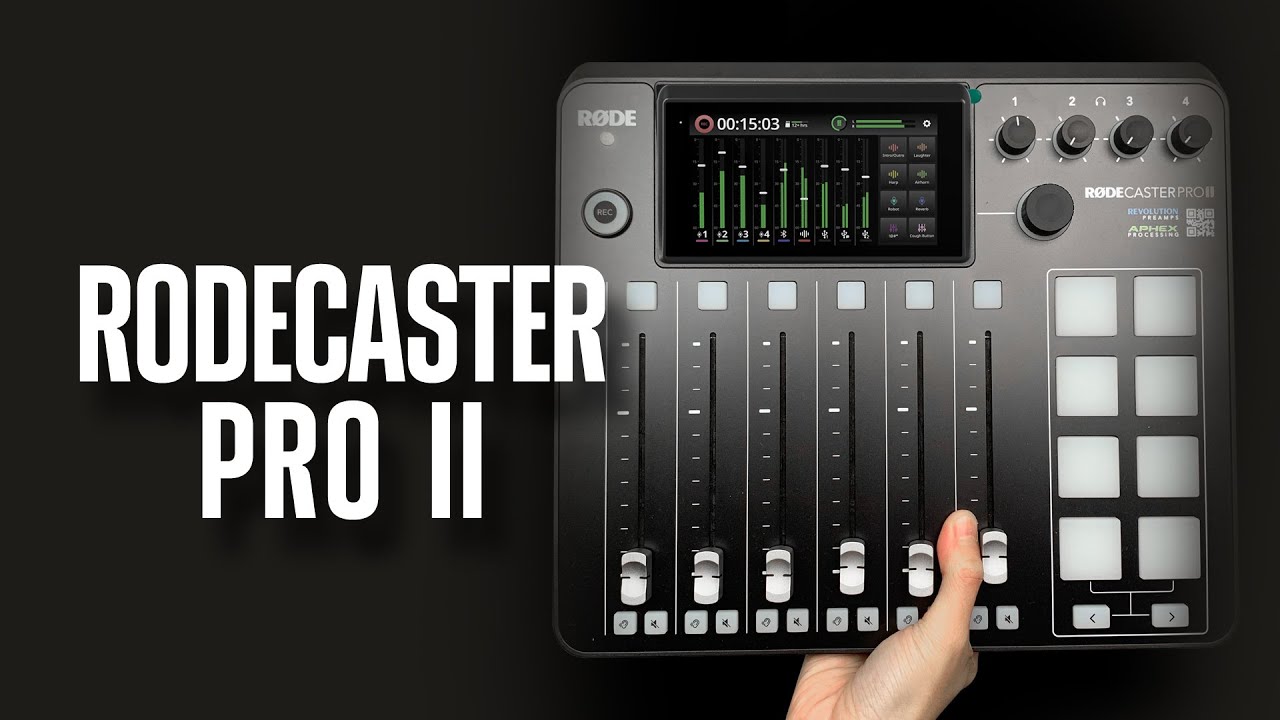 Mixer Podcasting: RODECasterPro II part 1 - YouTube