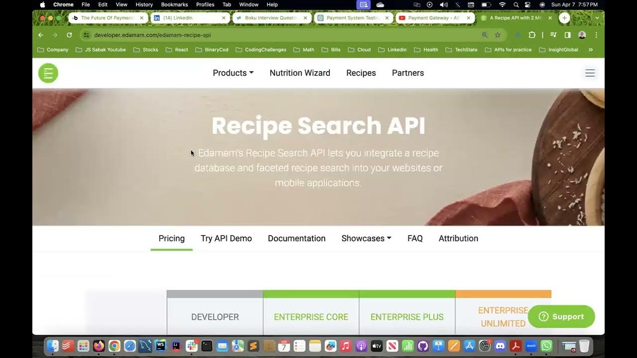 API Testing - Edamam platform - YouTube