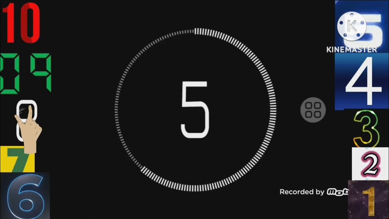 Countdown Numbers From 10 - Episode XII (All In Reversed⏪) - YouTube