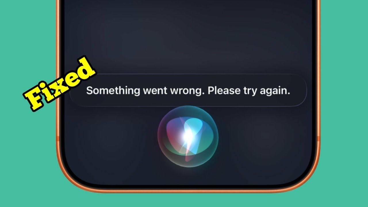 iOS 26.3 Siri Something Went Wrong Try Again Later? Here's the fix ...